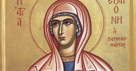 Candela aprinsă: Sfânta Ermiona - icoane