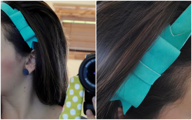 Spunky Junky: Leather Bow Headband TUTORIAL