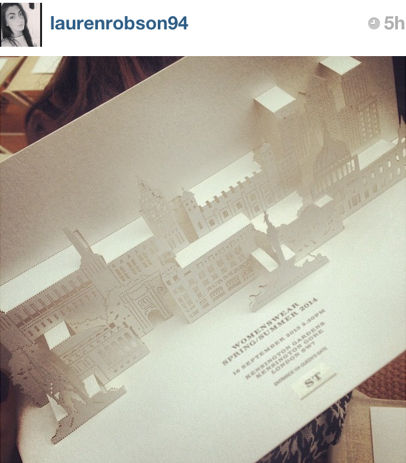 The Invites and Perks of London Fashion Week | A Very Sweet Blog