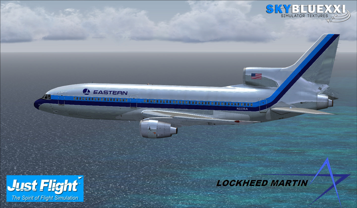 JUST FLIGHT l'1011 Eastern Air Lines TEXTURE (N333EA) | Skybluexxi ...