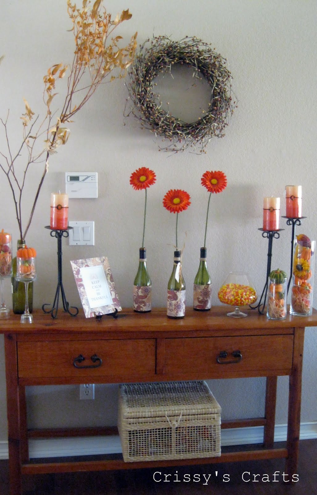 Crissy's Crafts: Simple Fall Display