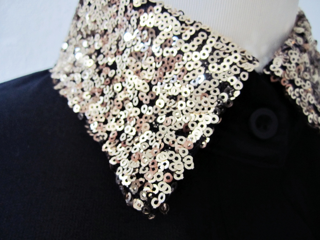 Sequin Collar Shirt ~ EyeCandie ♥