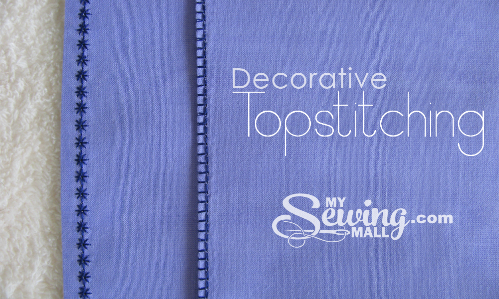 Decorative Topstitching