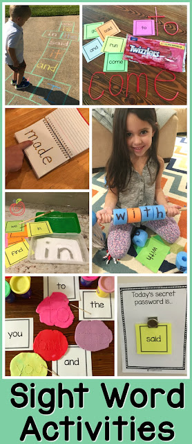 Sight Word Activities for PARENTS | TheHappyTeacher
