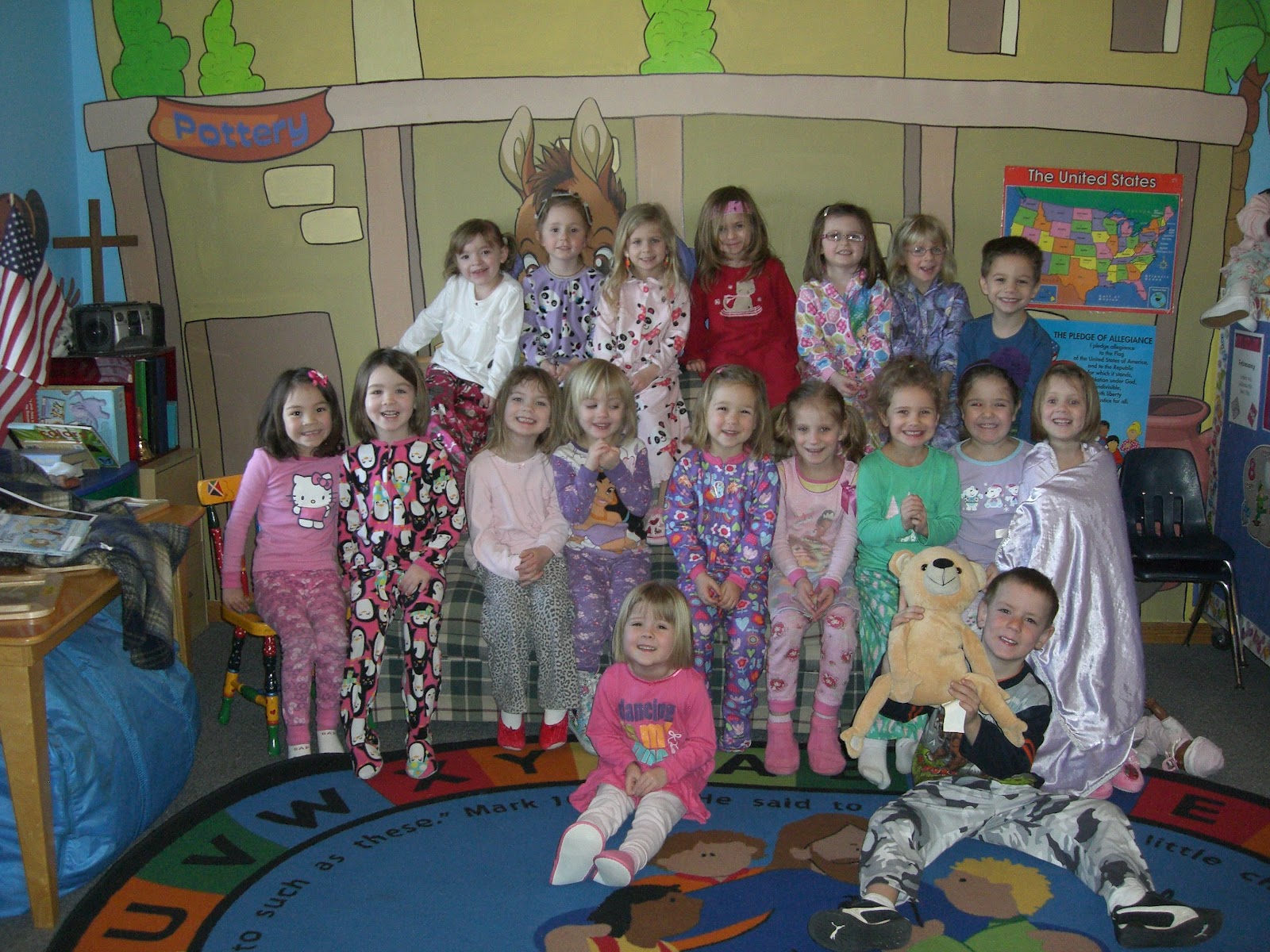 Country Kids Christian Preschool: Pajama Day!