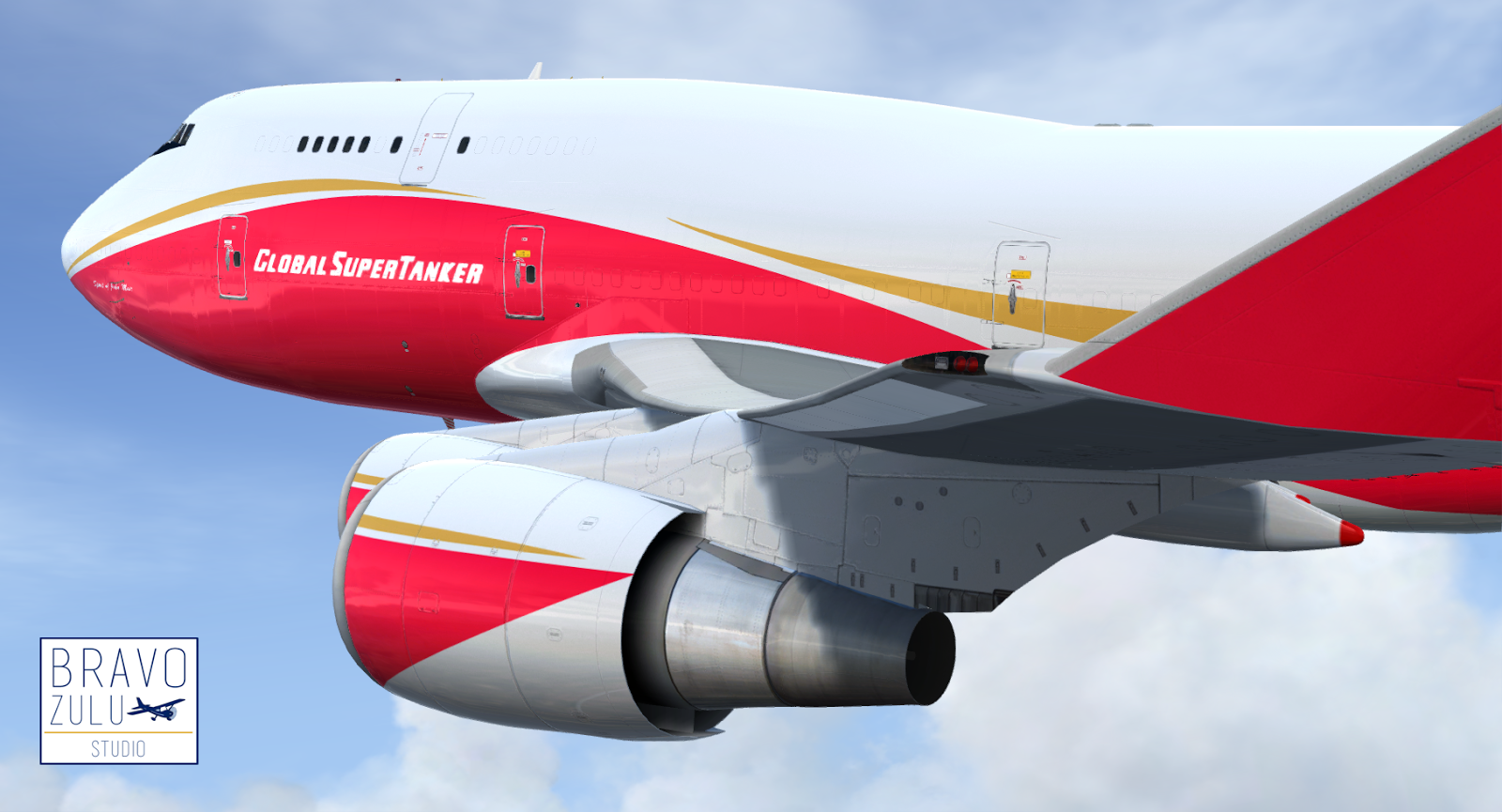 Boeing 747-400BCF Global SuperTanker Services | Bravo Zulu Repaint Studio
