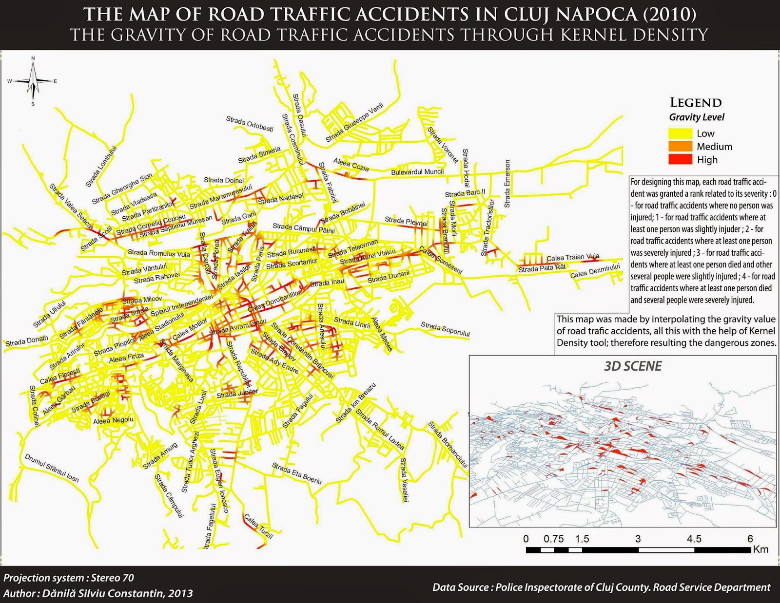 Location Based Solutions: Road traffic accidents - offline maps