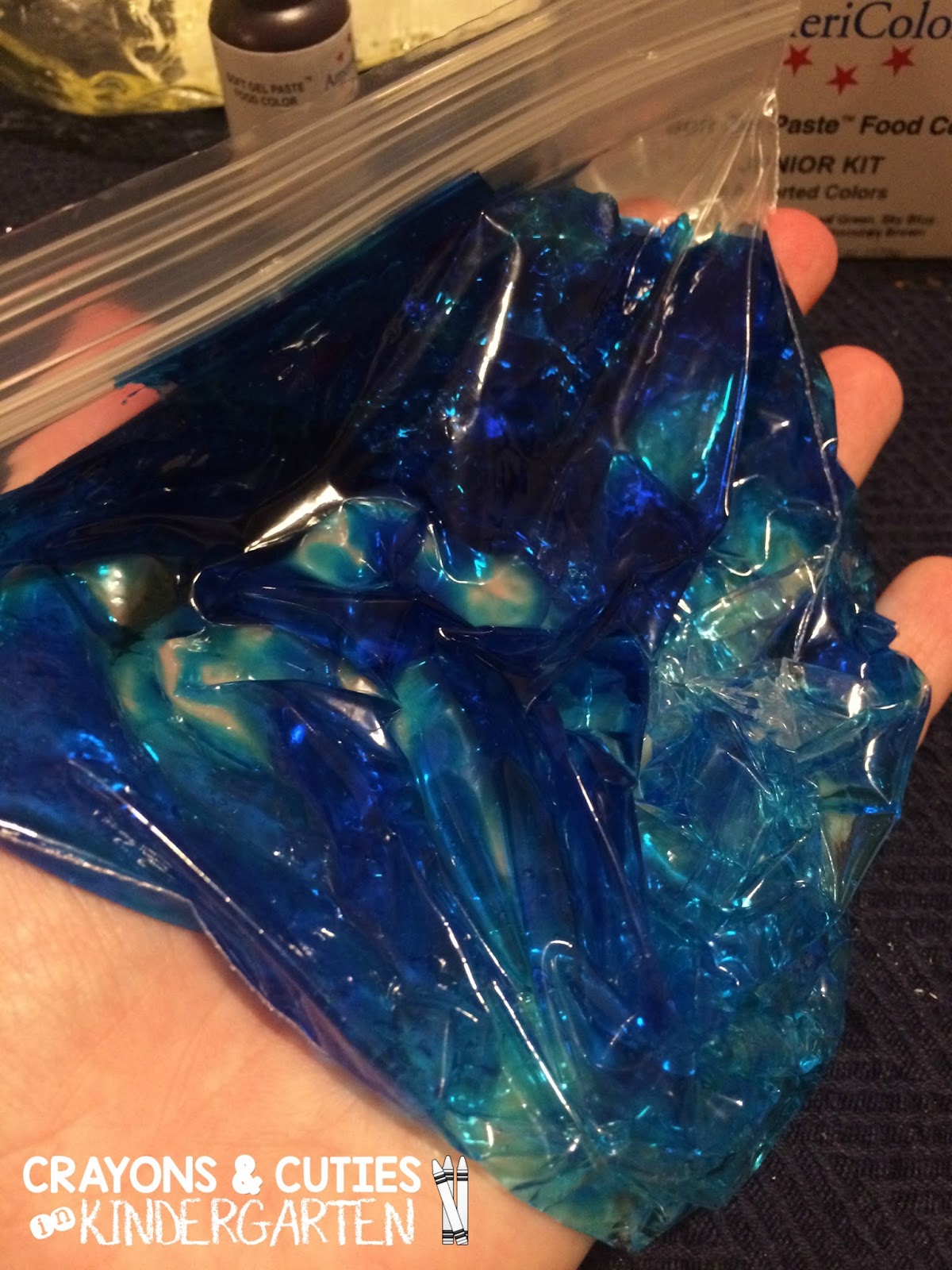 Crayons & Cuties In Kindergarten: Hair Gel Writing Practice Bags