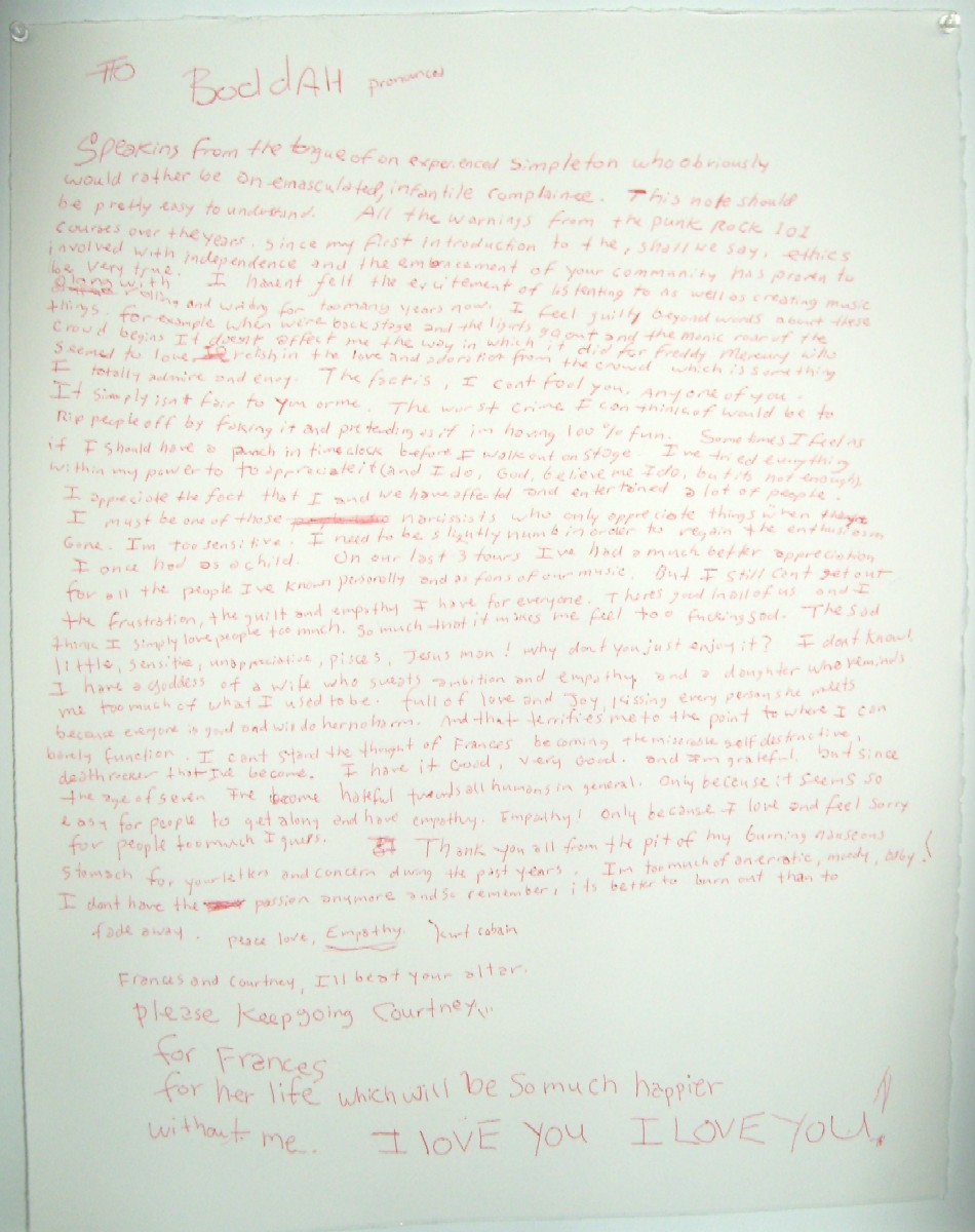 3 Questions about Cobain and Empathy. : r/Nirvana
