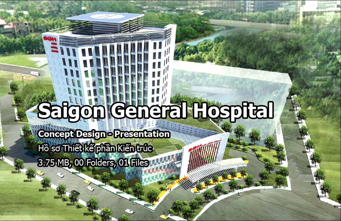 Thư viện Đồ họa Kiến trúc - ArchLib: Saigon General Hospital - Hồ sơ ...