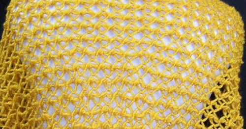 Knots Indeed: Ivy Stitch - Rectangular Shawl