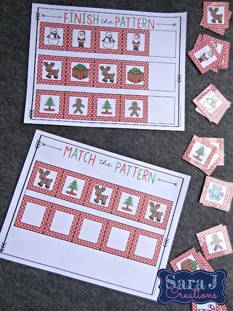 December Preschool and Kindergarten Activities | Sara J Creations