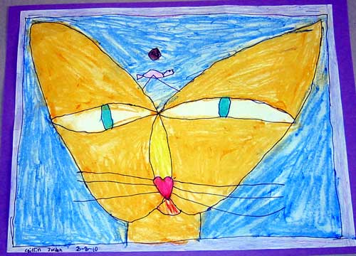 Artist: Paul Klee - Cat and Bird