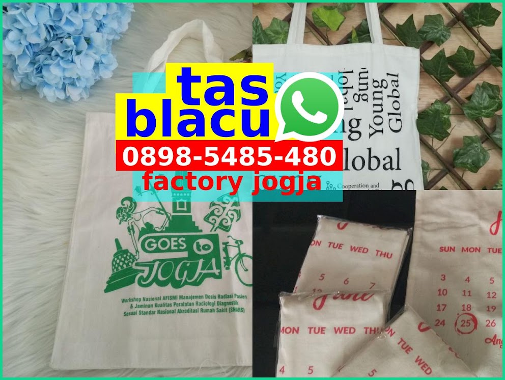 0898•5485•480 [wa] Grosir Tas Blacu Diskon – tas blacu sablon murah ...