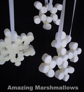 Amazing Marshmallows: Marshmallow Snowflakes