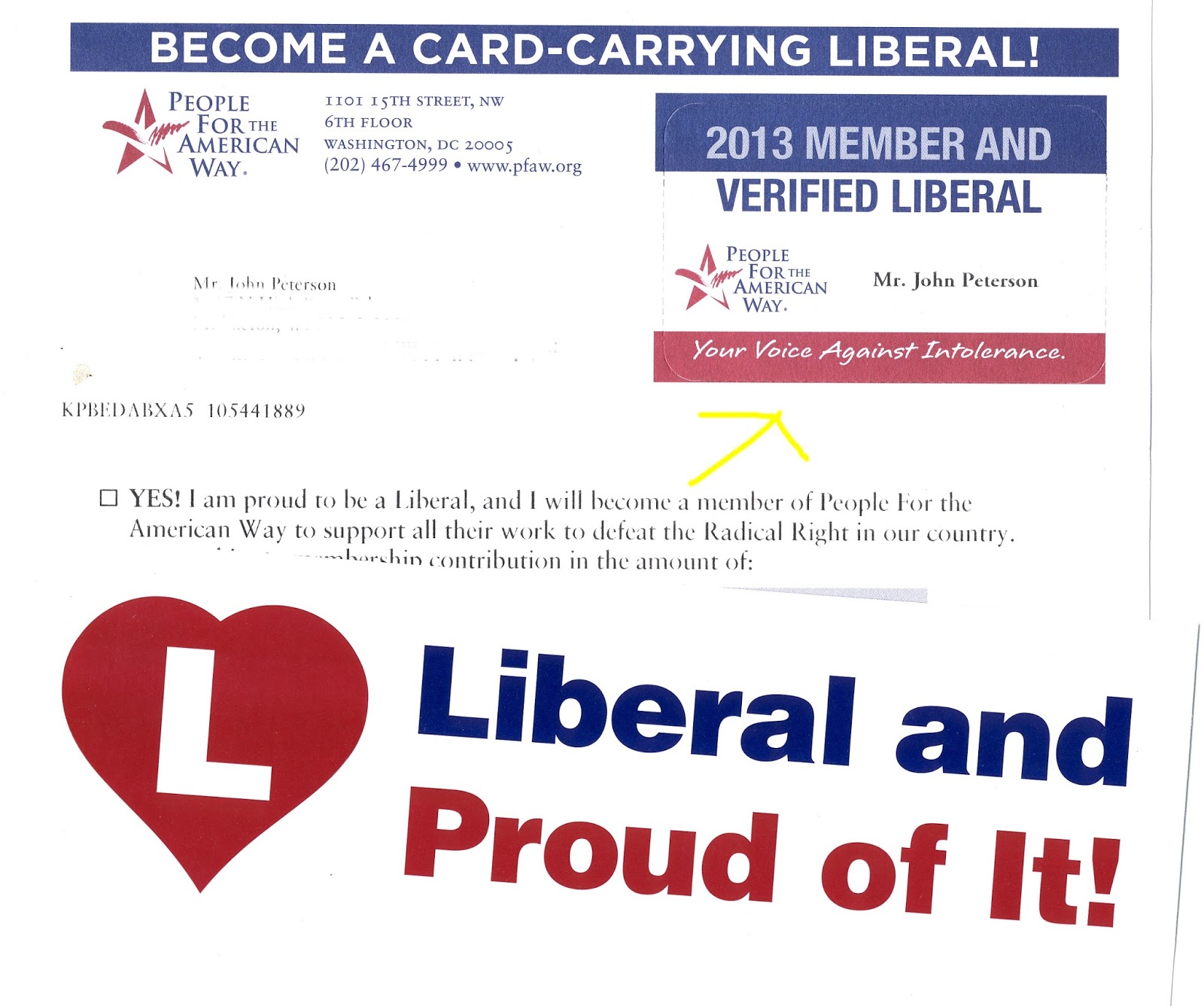 Democurmudgeon: Finally, I'm an actual Card Carrying Liberal!!!