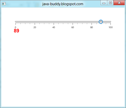 Java-Buddy: JavaFX Binding, sync between UI component - display slider ... Java-Buddy: JavaFX Binding, sync between UI component - display slider ...