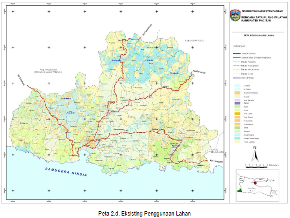 PENGGUNAAN LAHAN KABUPATEN PACITAN - GEOGRAFI INDONESIA