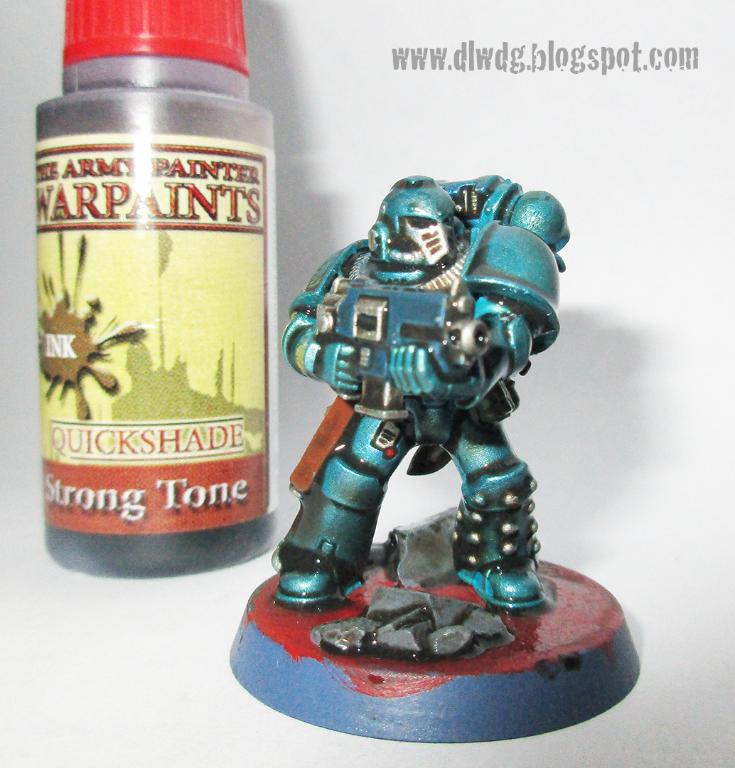 Da Long Wayz Dezert Groop: My Alpha Legion's color scheme: step-by-step