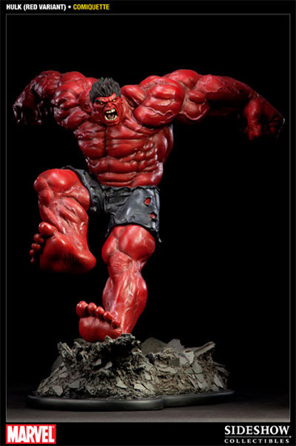Hot Toys / Sideshow Collectibles - Escala 1/6: Sideshow Red Hulk Comiquette
