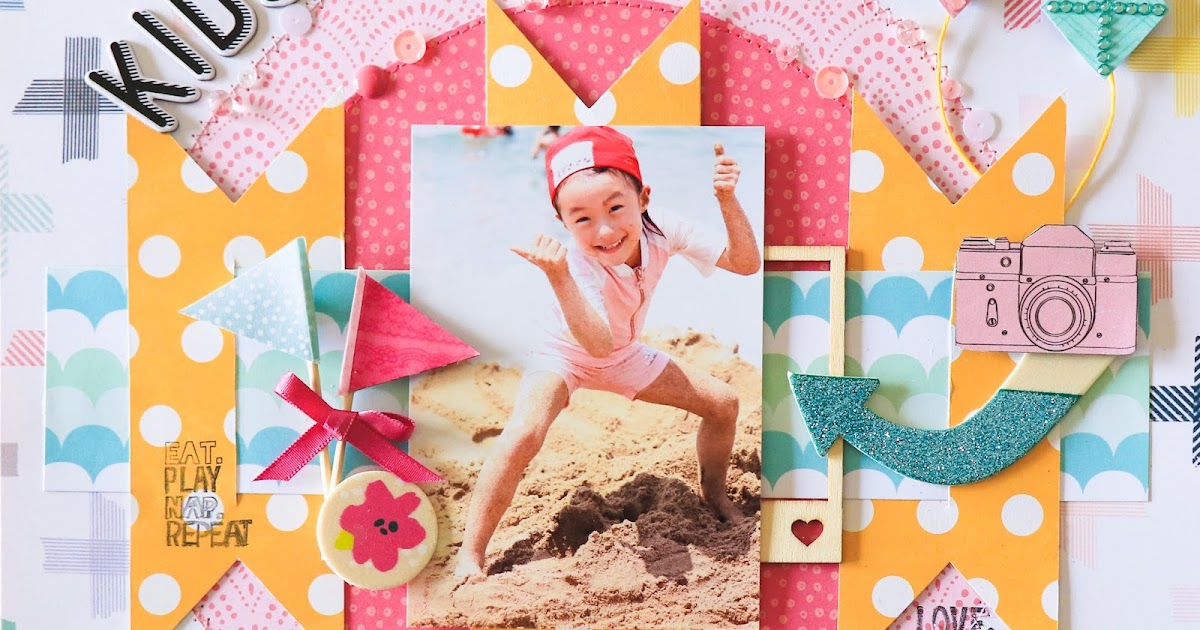 Natsuko's little craft room: KIDS ARE COOL! (Scrap Our Stash DT Work)
