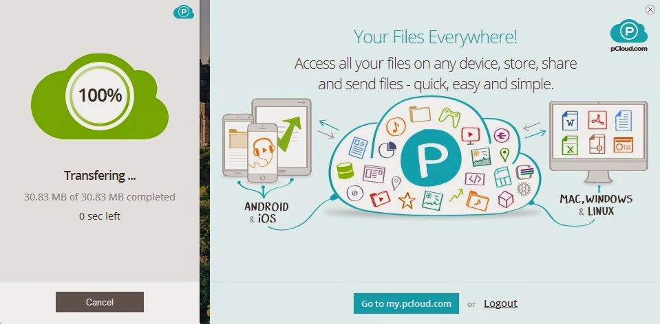 The pCloud Transfer | How to use the Cloud