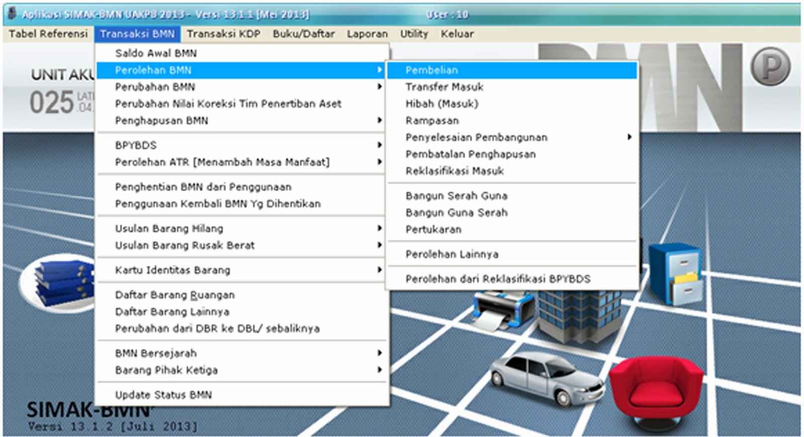 TRANSAKSI BMN PEMBELIAN ~ Simak BMN Kab Nganjuk