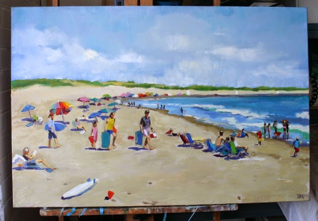 Studio Peek - what is on the easel