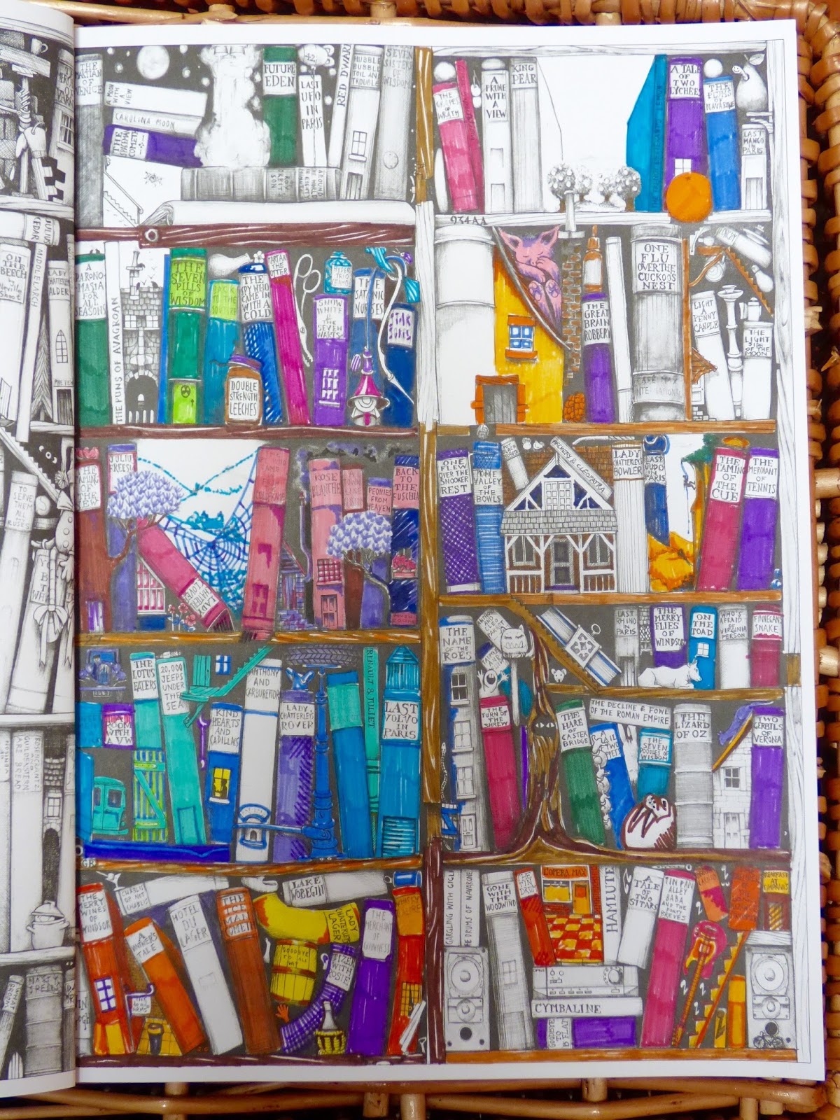 Chez Maximka: Ravensburger Colin Thompson's Funtastic Adult Colouring Book