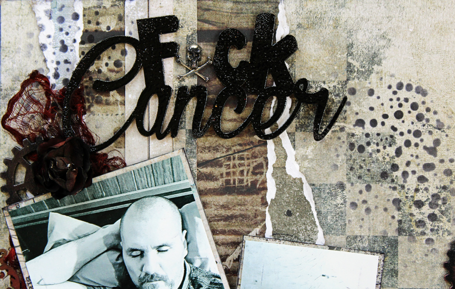 Southern Ridge Trading Company: F-Cancer Scrapbook Layout with Laura ...