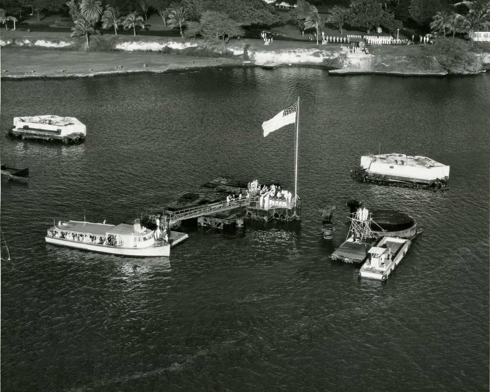 TIL that tons of wreckage from the USS Arizona, removed during Memorial ...