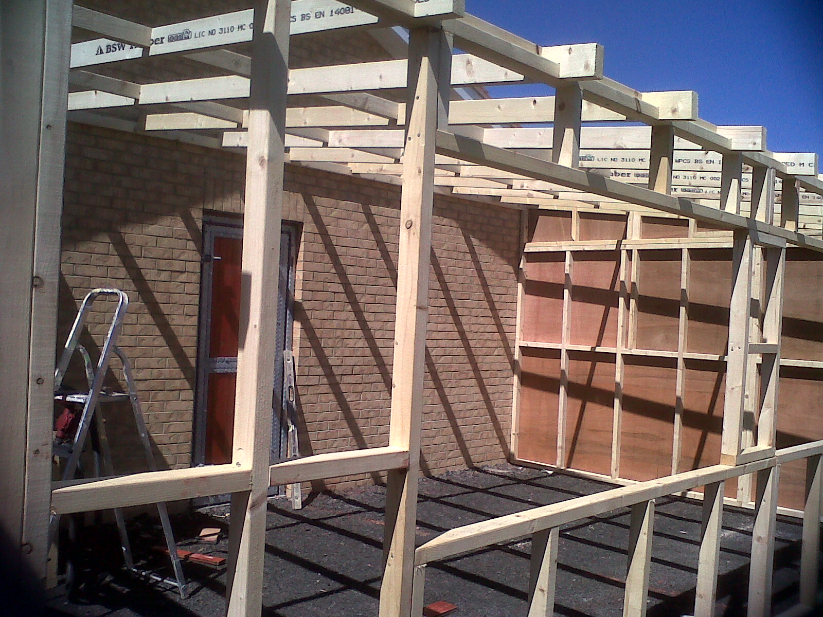 DW Joinery Services: Double Timber Framed Lean To