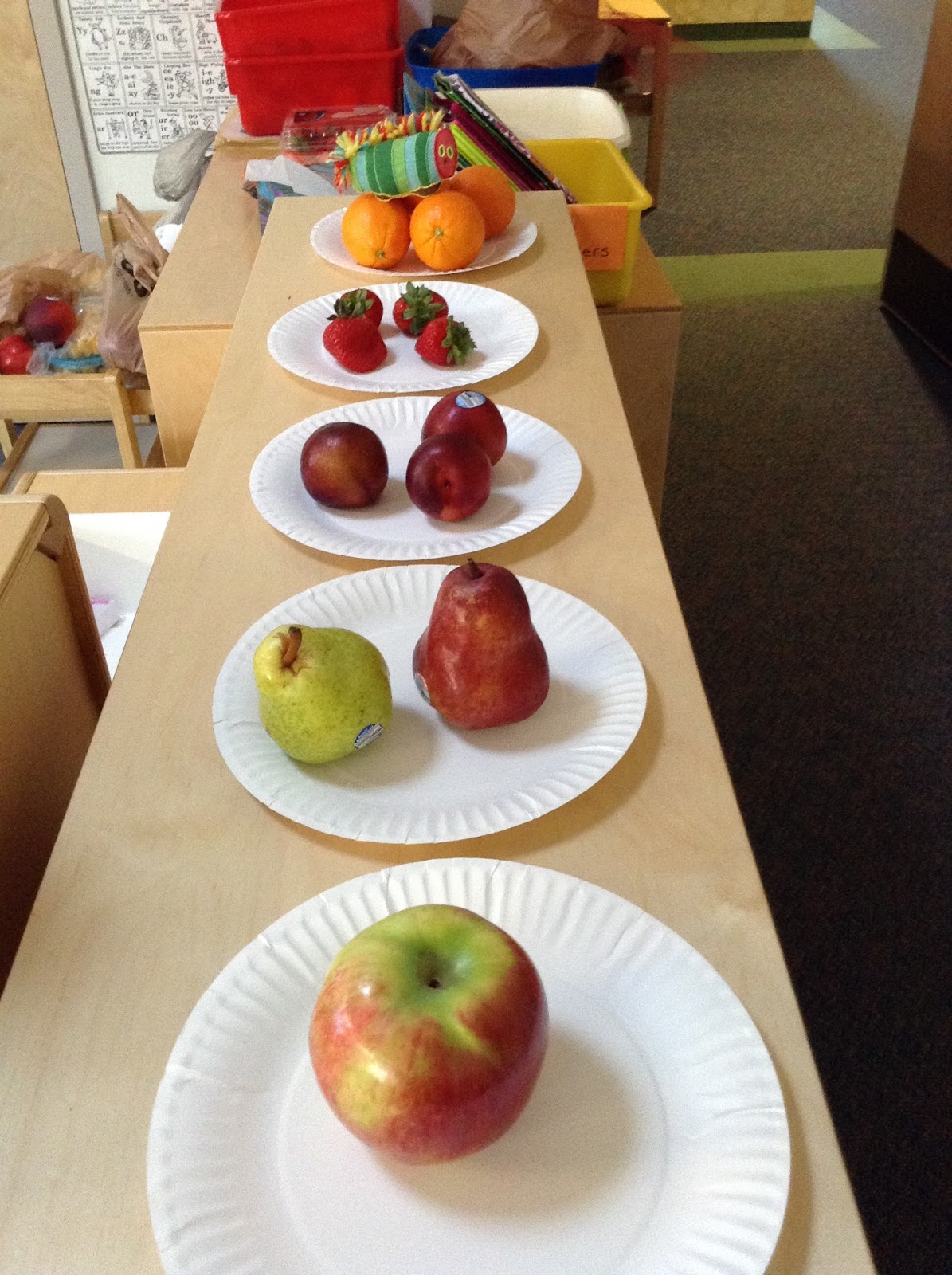 Mrs. Sample's Kindergarten: Very Hungry Caterpillar Fruit Salad