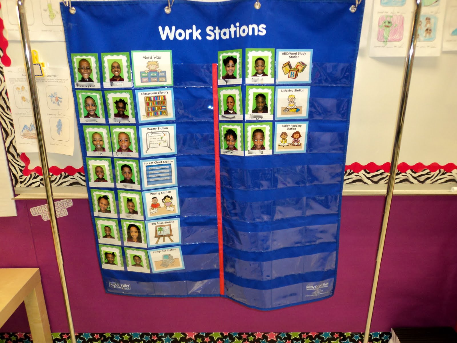 First Grade Fresh: More Work Station Pictures...