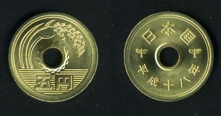 Daily Life in Shibuya, TOKYO: Go yen (5 yen) - special and very useful ...