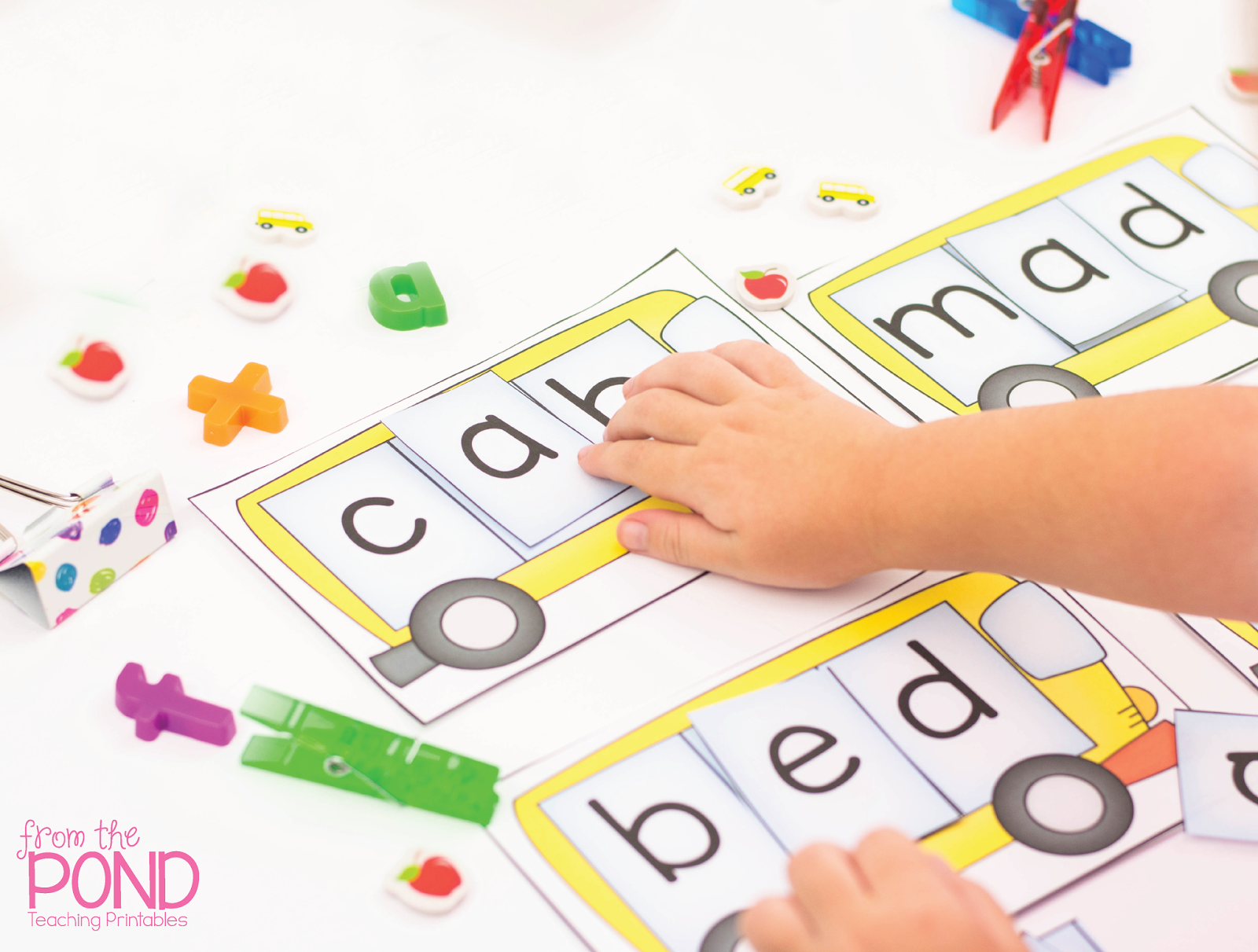 Bus It - with cvc Words! | From the Pond