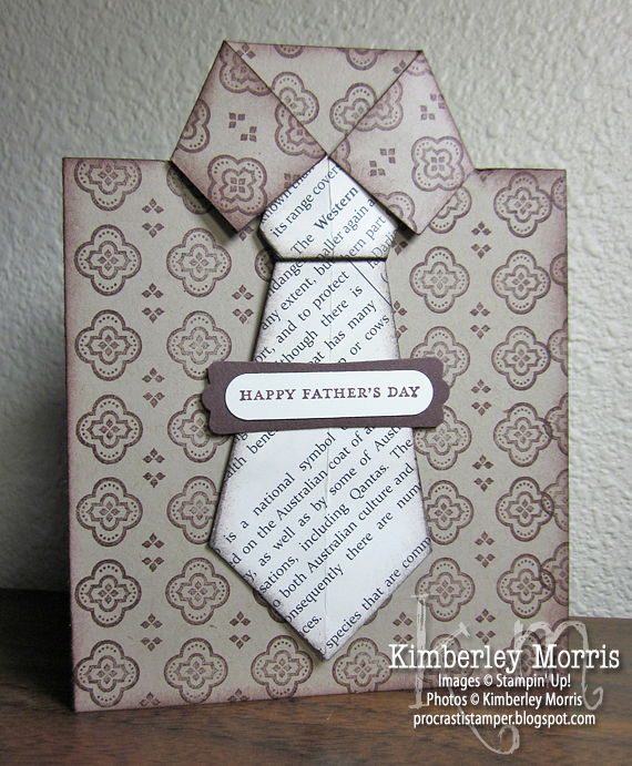 procrastistamper: Quick Masculine Shirt and Tie Card