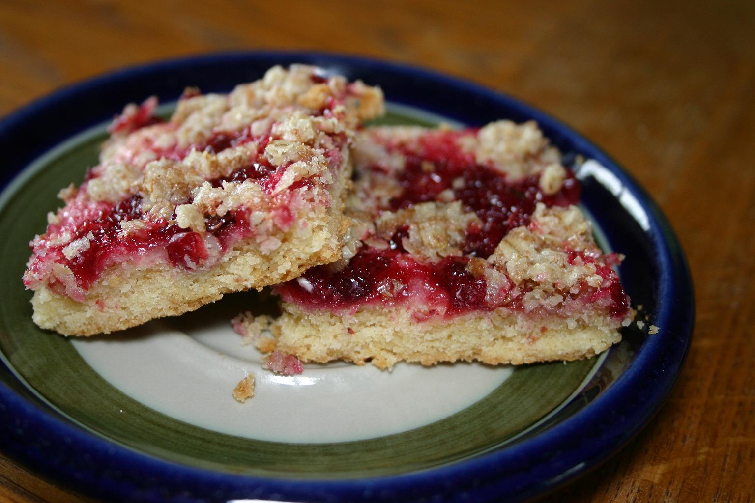 mumsiga frestelser: Lingonkaka med havregryn