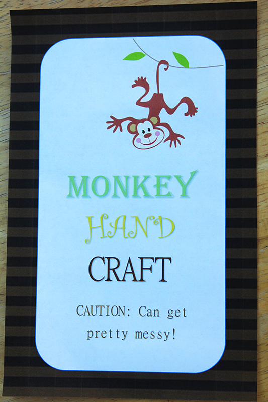 Get Your Craft On: Monkey Bash
