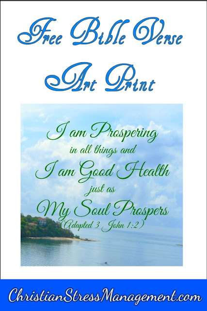 Christian Stress Management: I am prospering in all things and I am in ...