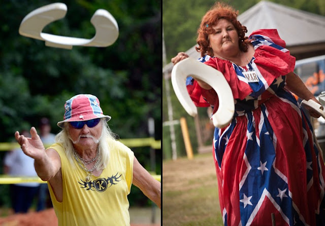 Ultra-Gross: Toilet-Seat Tossing from the Summer Redneck Games in Georgia