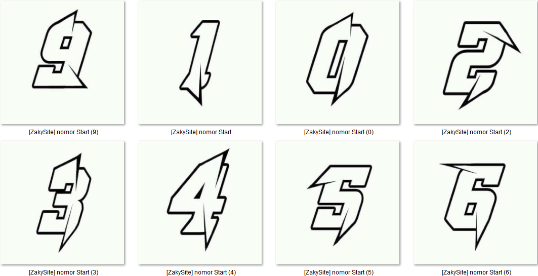 46+ Gambar Keren Nomor Racing