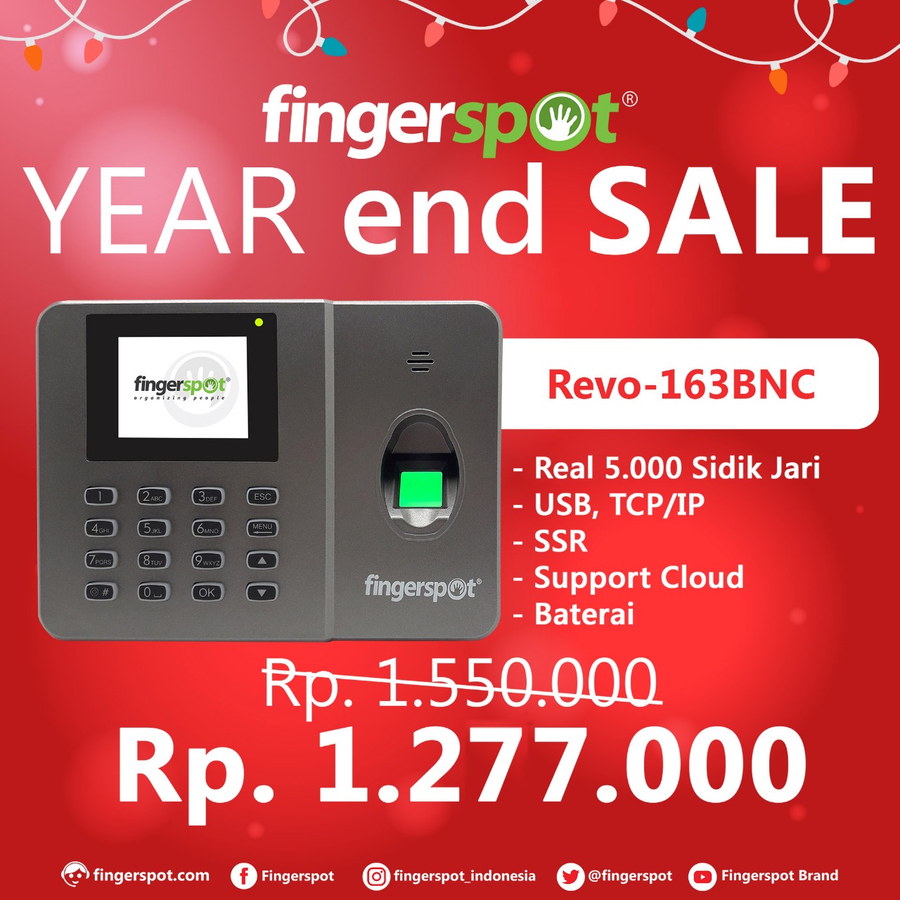 Promo Alat Absensi Desember Ceria 2018, Harga Sadisssss ...