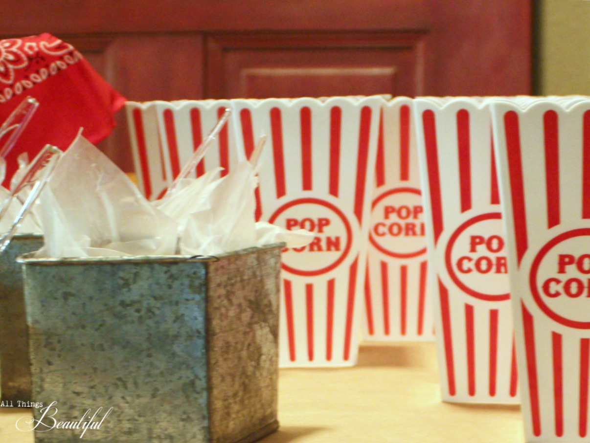 All Things Beautiful: {Popcorn Bar} Teen Birthday Party