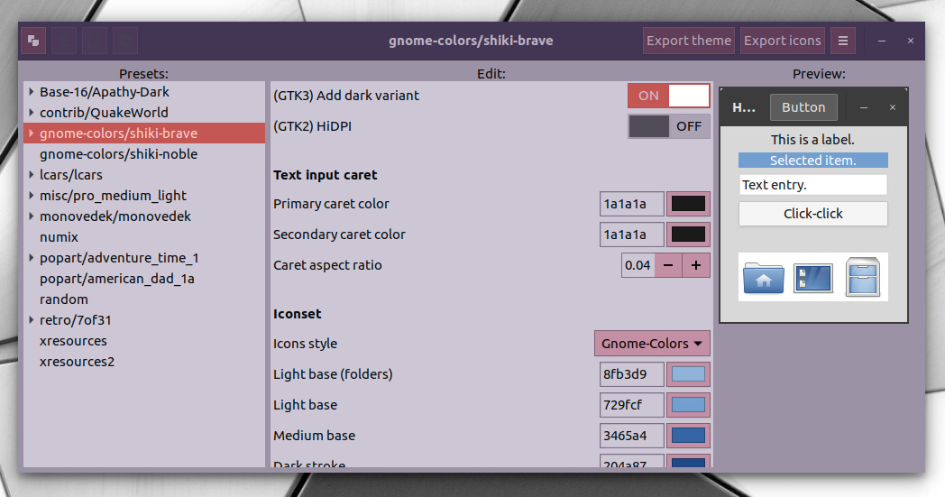 Numix-Based GTK Theme Generator Tool Oomox 1.2.0 Released With Improved Unity Support, More ...