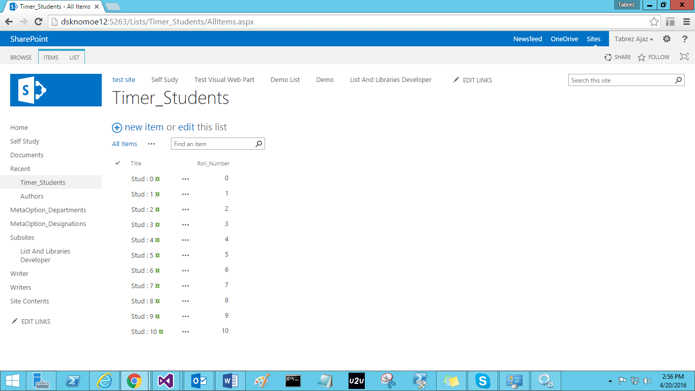 Net Sharepoint 2013 Tutorials Bind Sharepoint List Data To Gridview With Edit Update 4902