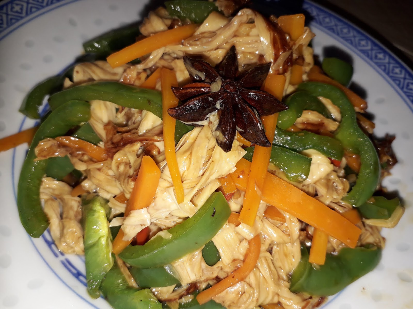 Cooking Pleasure: SPICY FRIED FRESH BEANCURD STICKS [FU CHOK]