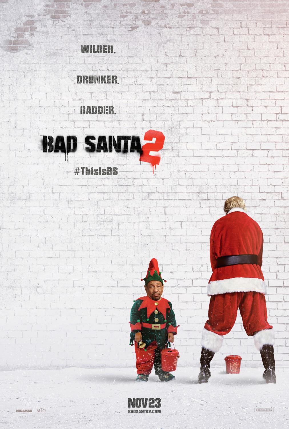 The Movie Sleuth: Cinematic Releases: Bad Santa 2 (2016) - Reviewed