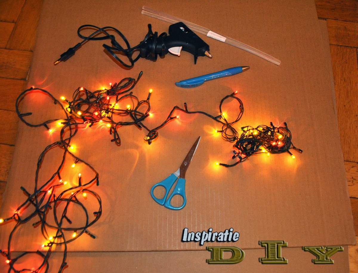 Inspiratie DIY: DIY - Decor cu luminite din instalatia de brad