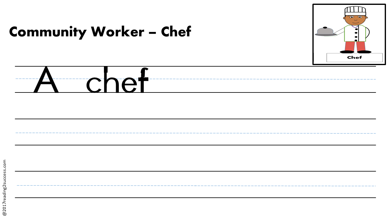 Reading2success: Writing - Community Jobs!